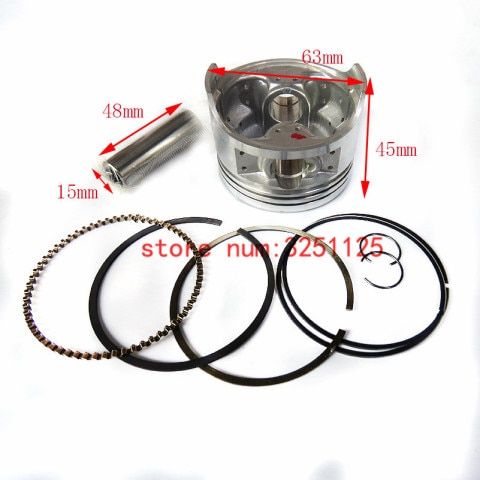 Big boy, Bashan, Gomoto CG 200cc piston kit - big boy parts,big boy ...